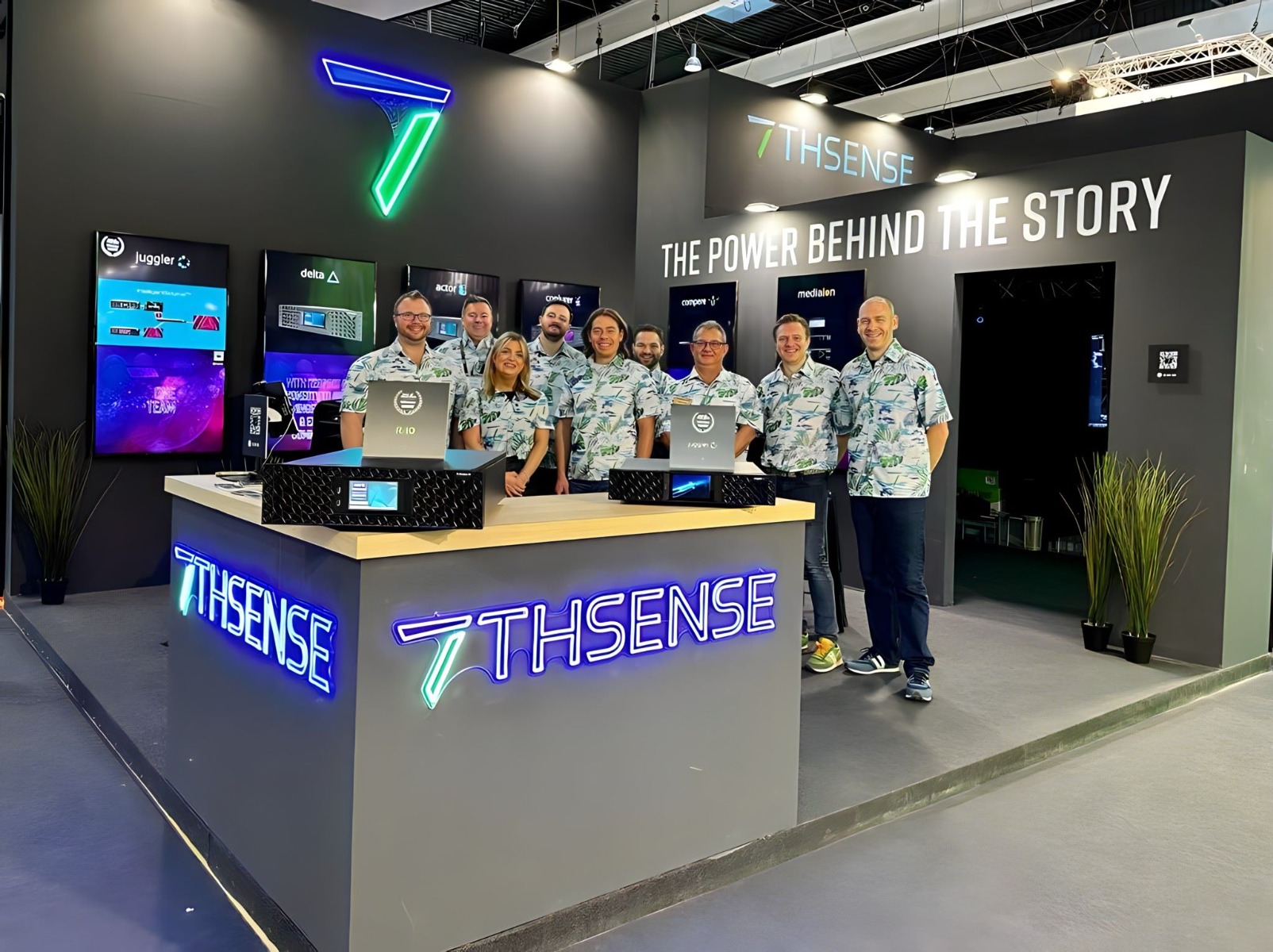 Custom Neon® Expo & Trade Show Signs Hanging Tabletop & Backdrop Signage